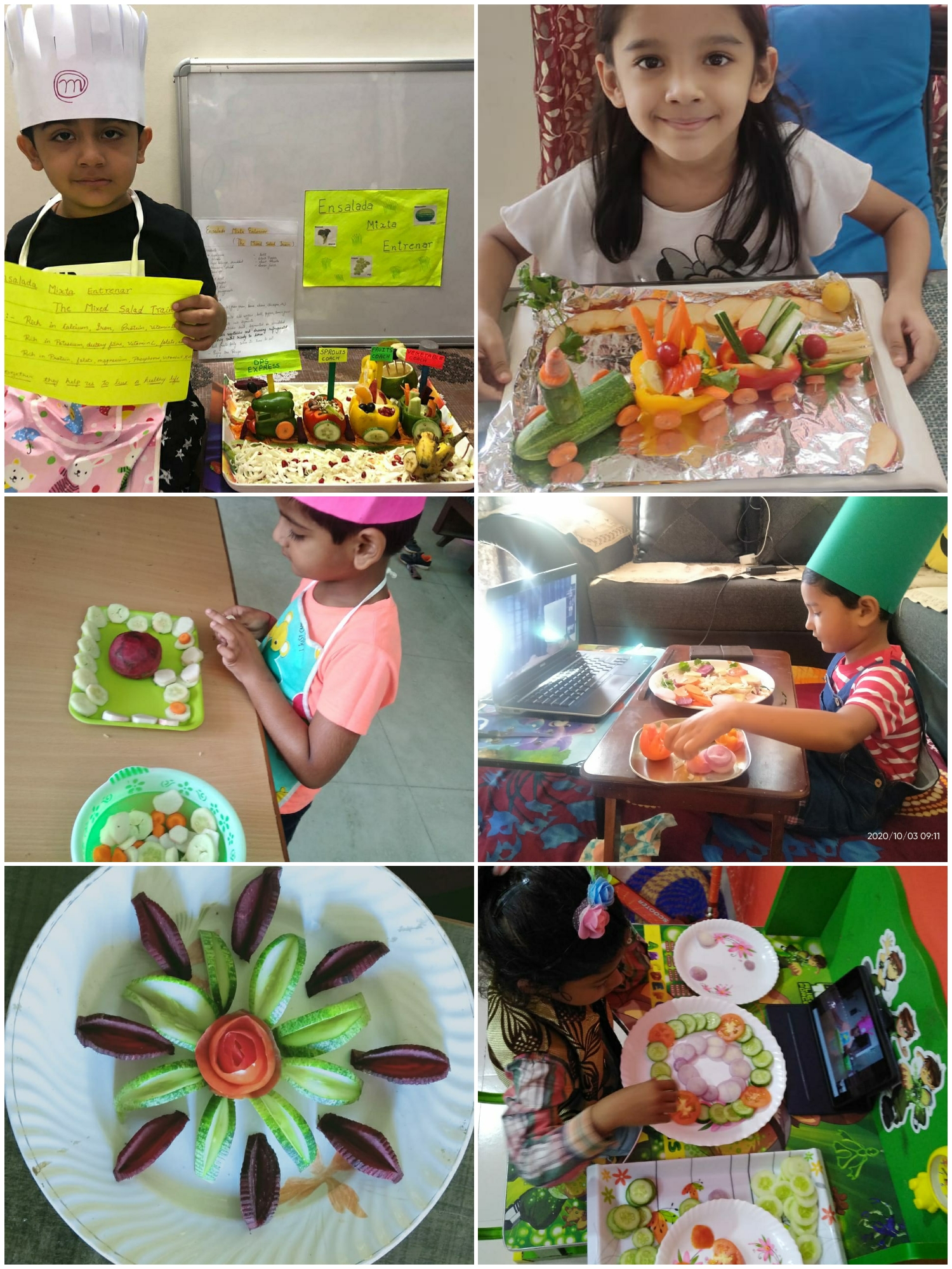 Vegetable Salad Decoration Competition